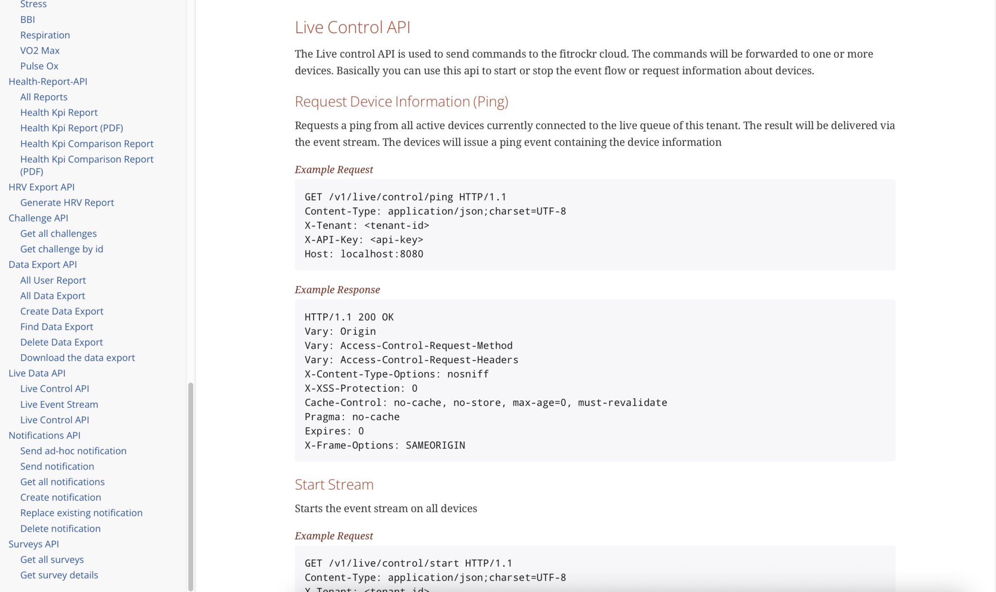 Fitrockr | Live Data Streaming